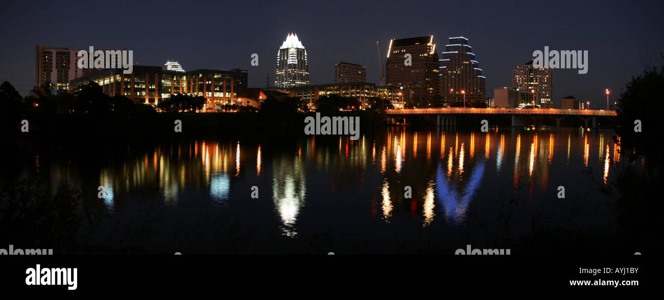 A very pretty night in Austin Texas Stock Photo - Alamy