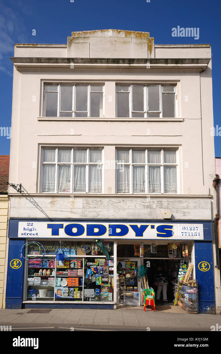 Harbour Street Shops In Whitstable High Resolution Stock Photography ...