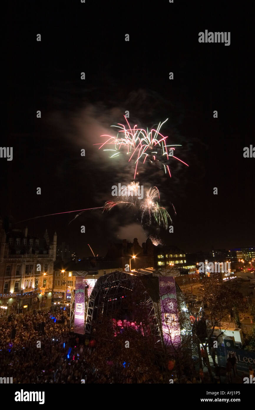 Leeds city fireworks hi-res stock photography and images - Alamy
