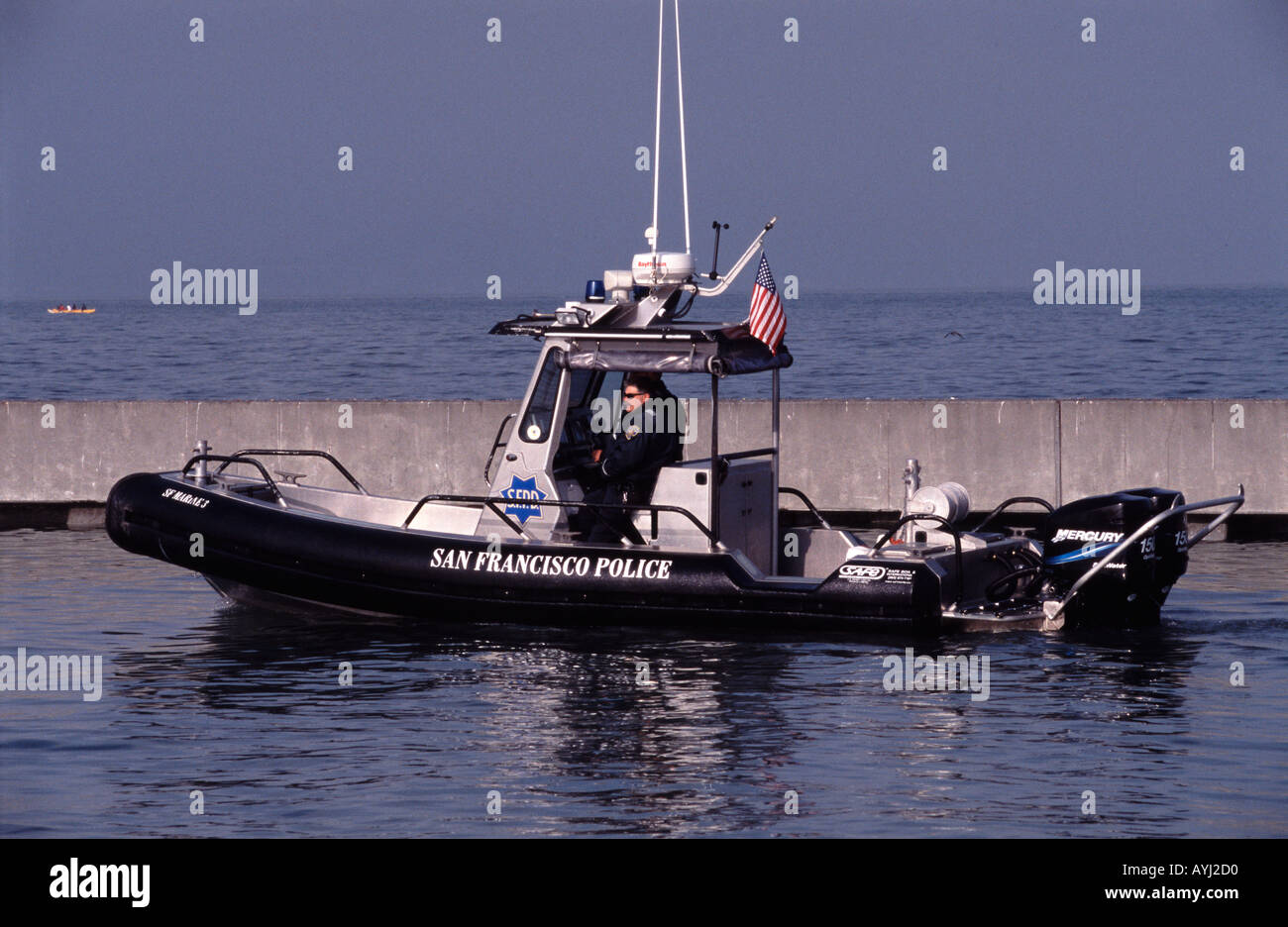 San Francisco Police Boat Stock Photo - Alamy