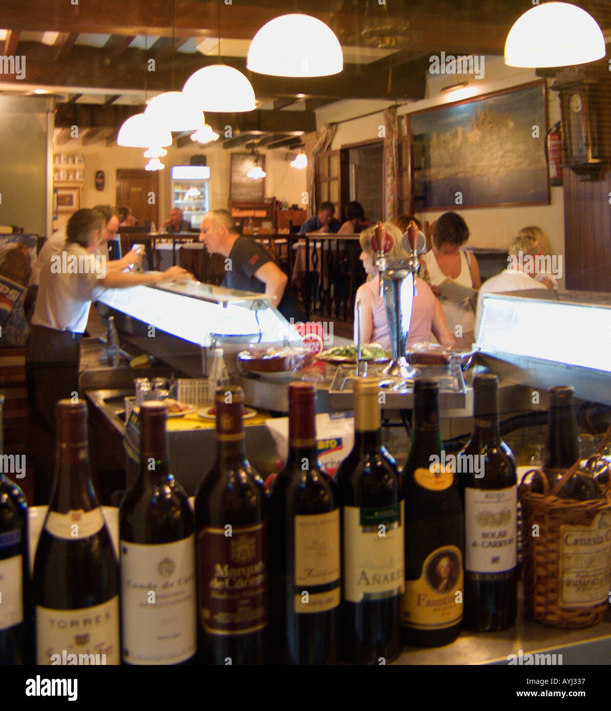 Palma Nightlife Eating Out Mallorca Majorca Spain Stock Photo - Alamy