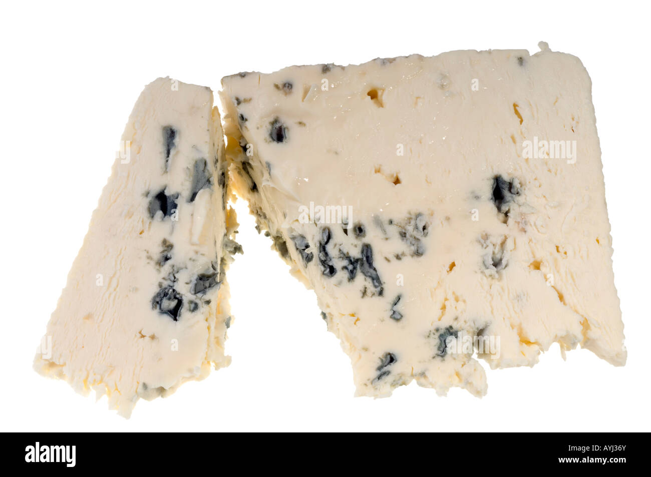 Portion of soft blue cheese Stock Photo - Alamy