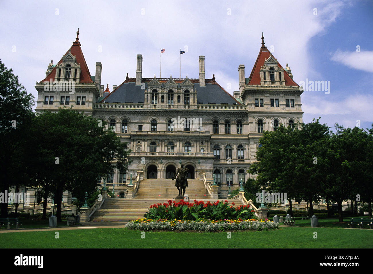 New York state capitol building construction completed 1899 after 32 ...