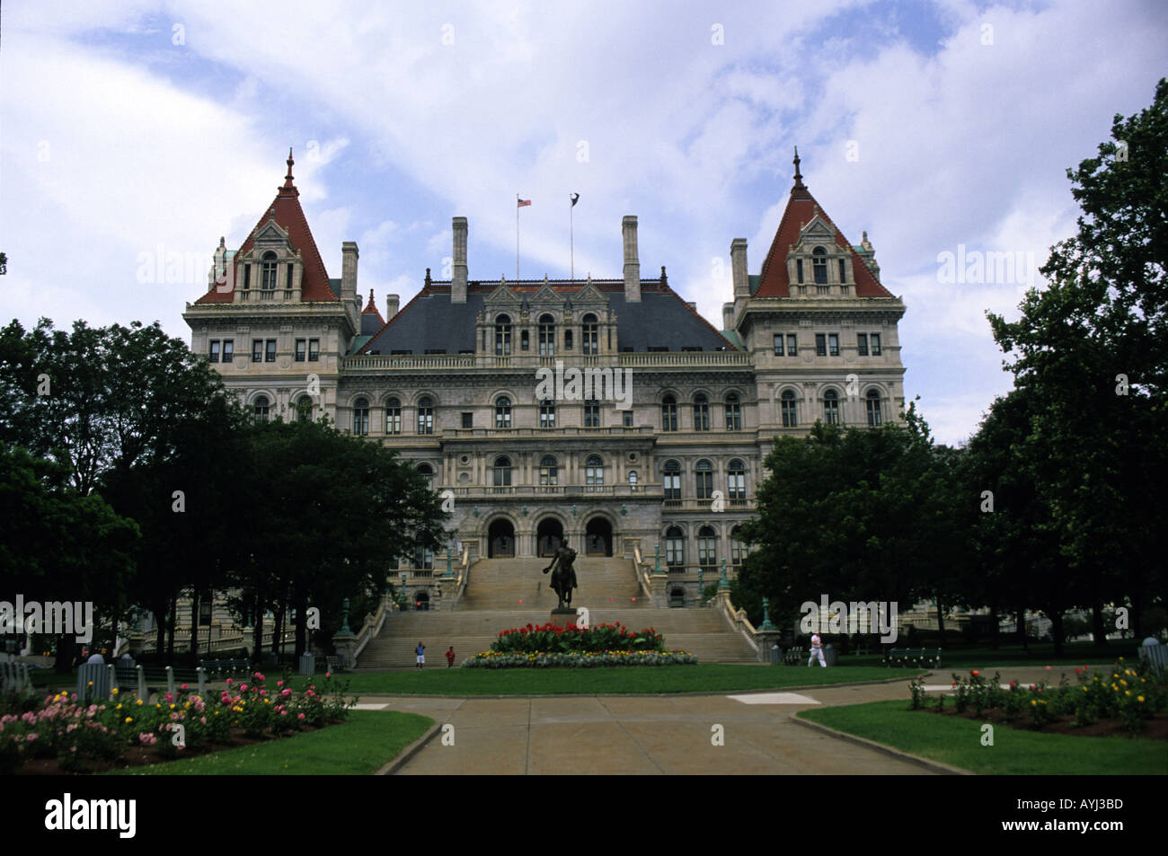 New York State Capitol building in summer construction completed 1899 ...