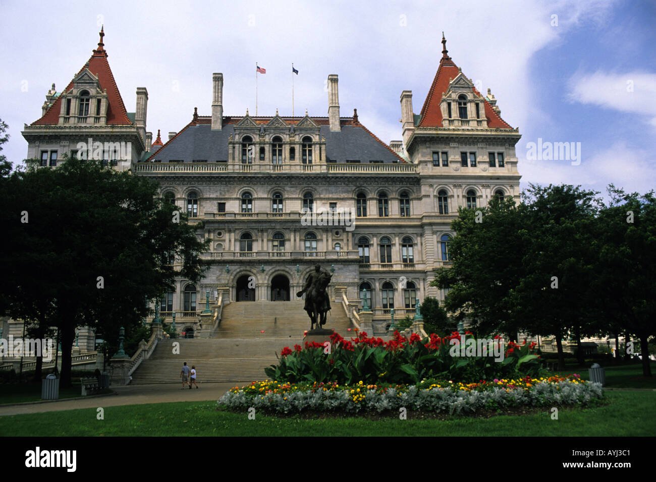 New York State Capitol building in summer construction completed 1899 ...