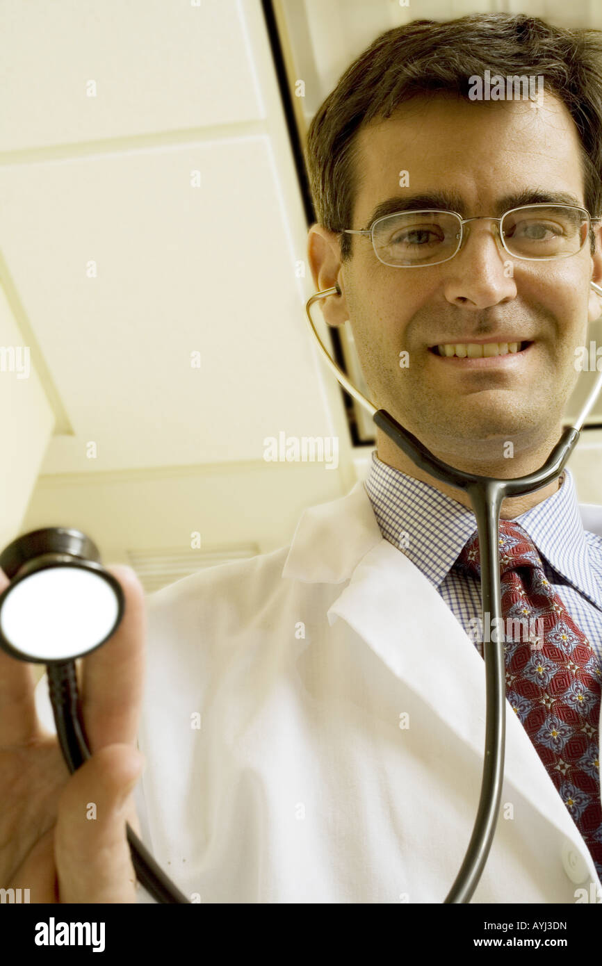 A doctor and stethoscope Stock Photo - Alamy