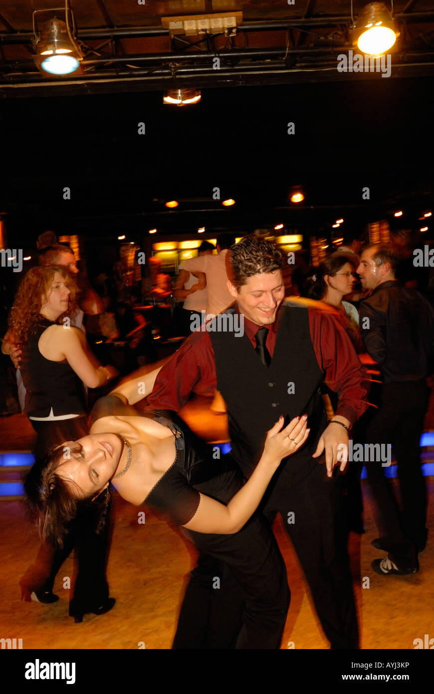 Salsa. Cuban Style. Dancing Stock Photo - Alamy