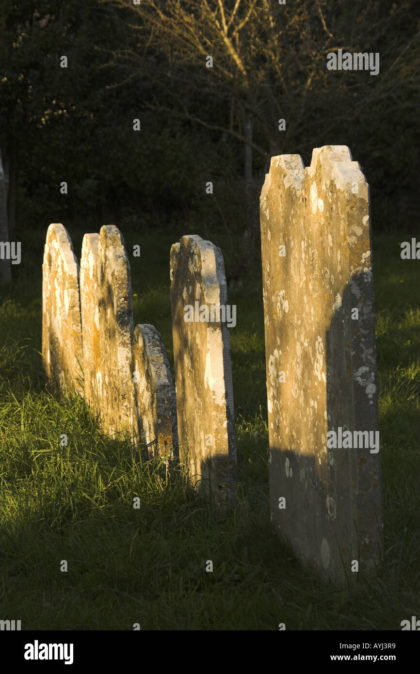 Old forgotten graveyard gravestones hi-res stock photography and images ...