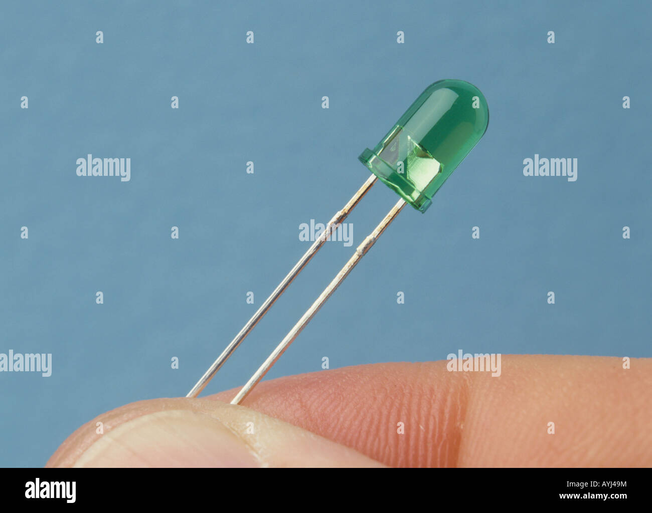 Green LED light emitting diode Stock Photo - Alamy