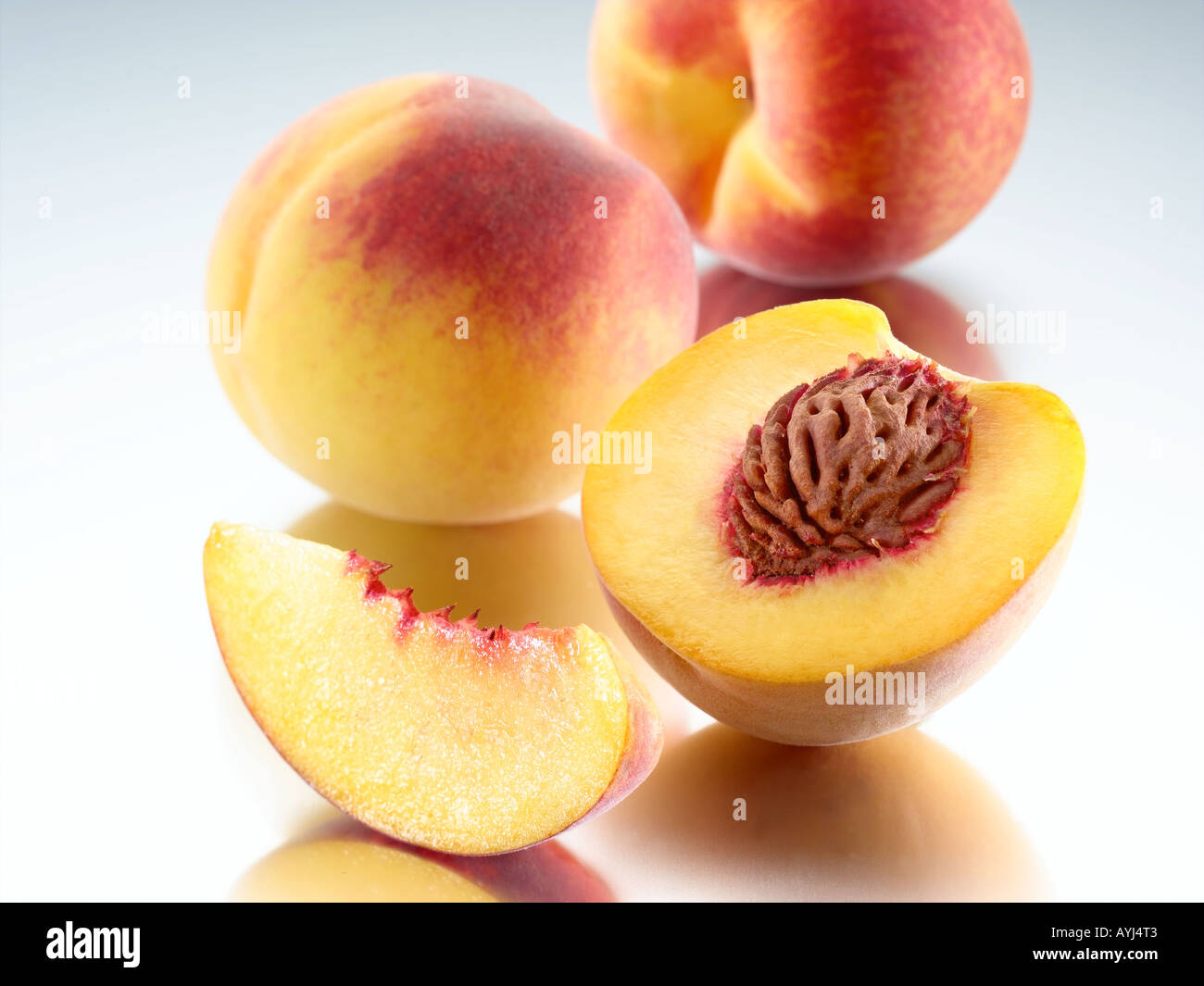 Stoned peach hi-res stock photography and images - Alamy