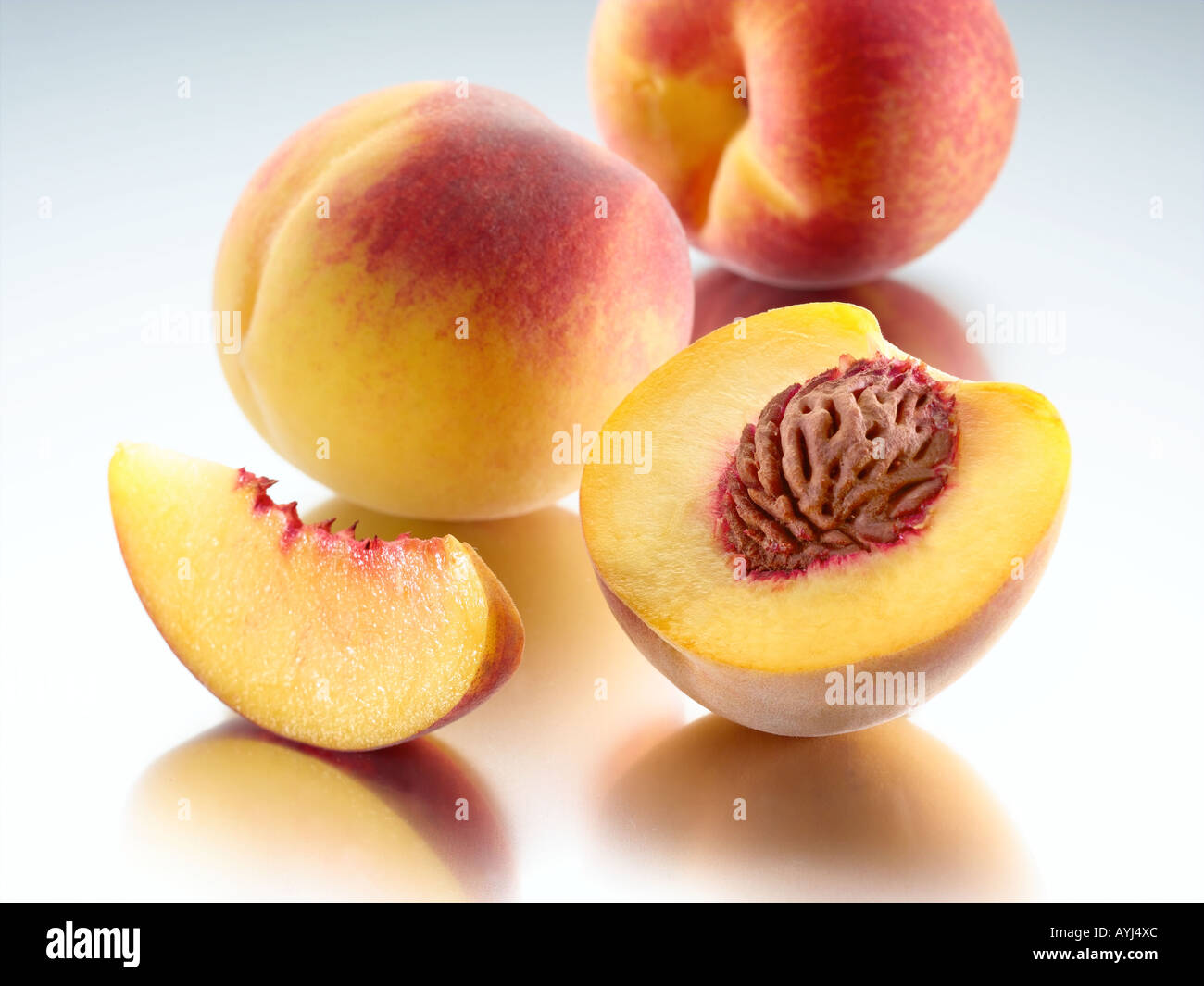 Stoned peach hi-res stock photography and images - Alamy