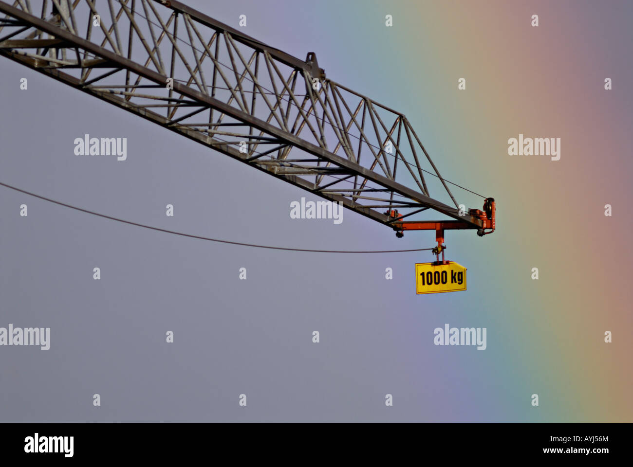Construction area crane girder hi-res stock photography and images - Alamy