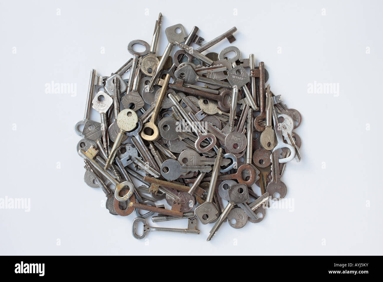 pile of old keys Stock Photo - Alamy