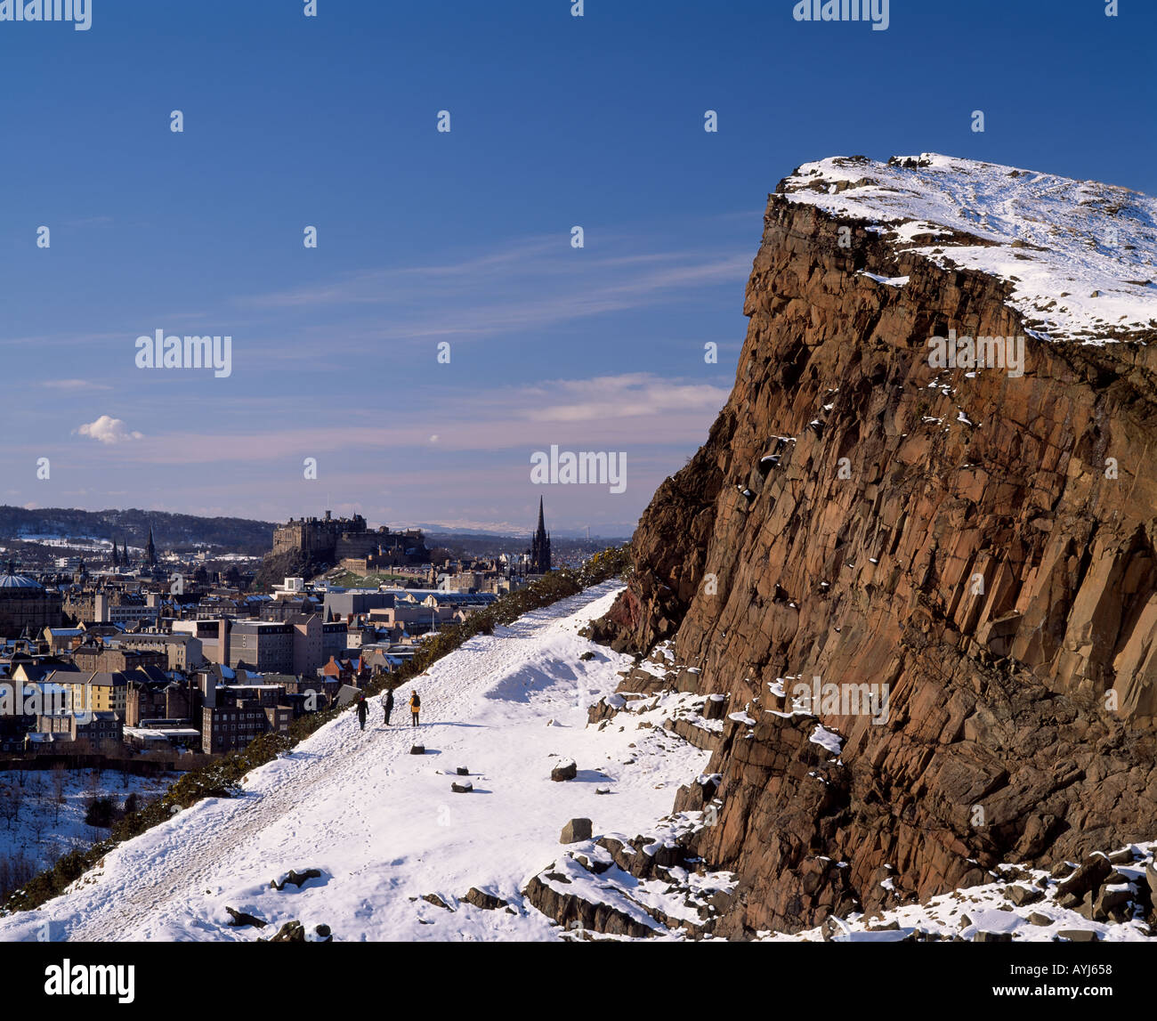 Holyrood park cliff view edinburgh hi-res stock photography and images ...