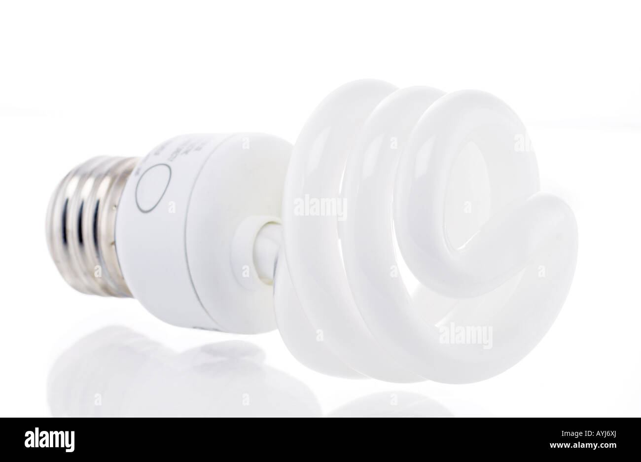 Studio shot of an energy efficient light bulb Stock Photo - Alamy