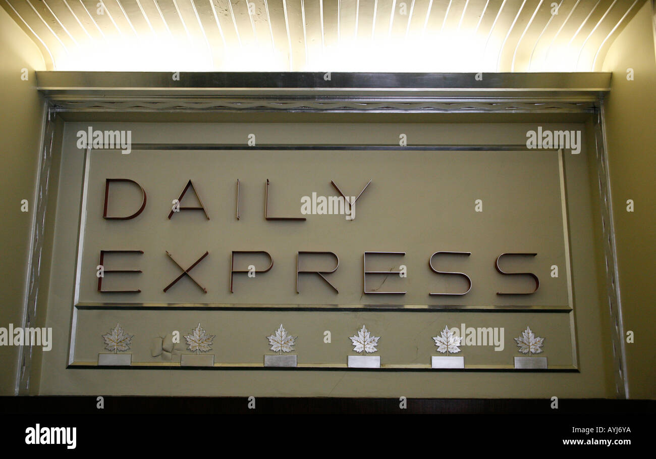 Former Daily Express building, 120 Fleet Street, London, England Stock ...