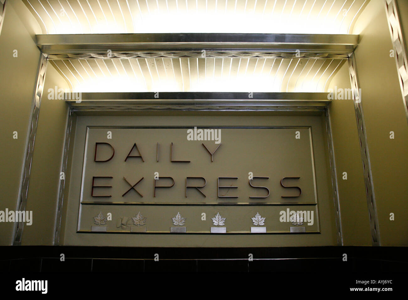 Former Daily Express building, 120 Fleet Street, London, England Stock ...