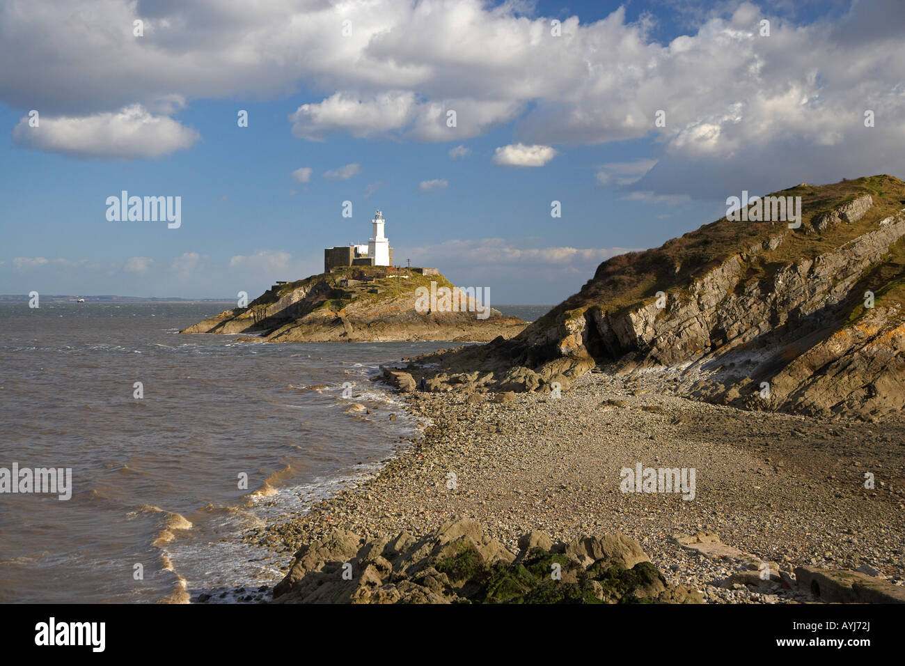 Mumbles lighthouse hi-res stock photography and images - Alamy
