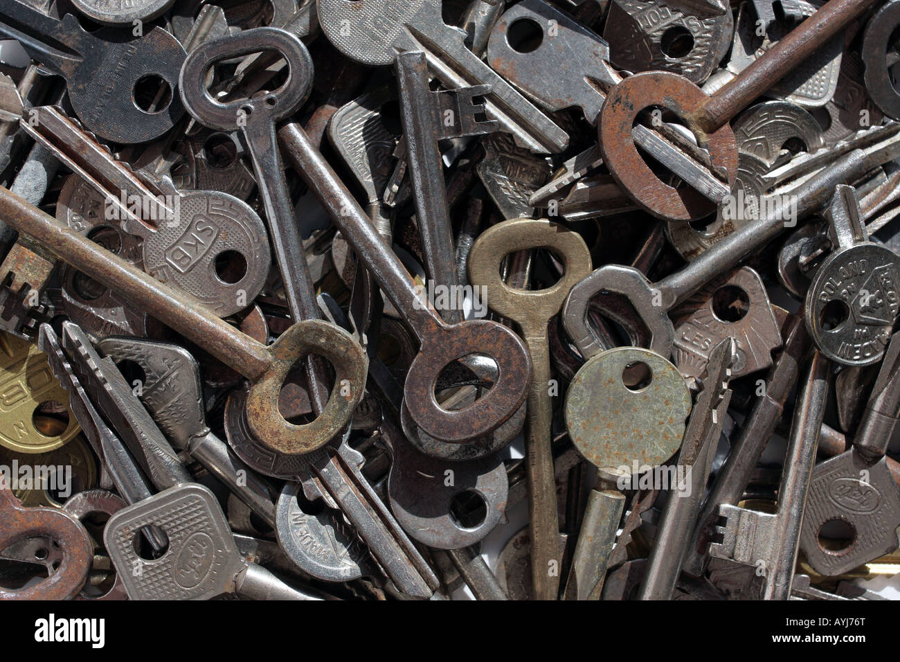 pile of old keys Stock Photo - Alamy