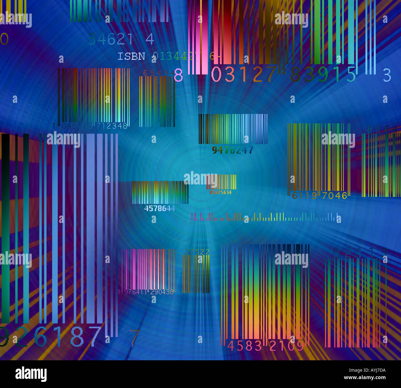 Barcodes color hi-res stock photography and images - Alamy