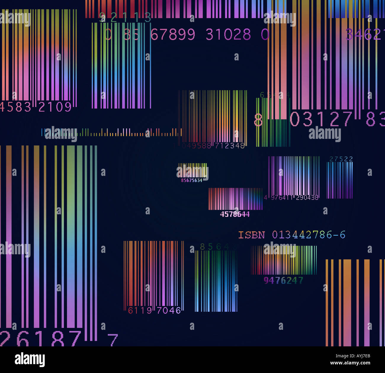 Various barcodes hi-res stock photography and images - Alamy