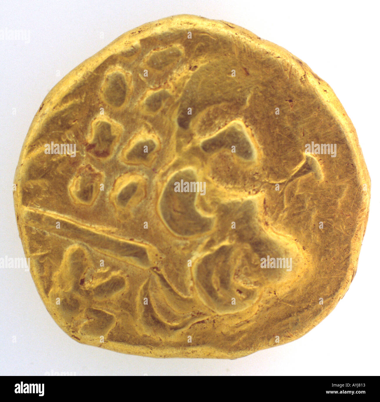 Celtic gold stater type C Stock Photo - Alamy
