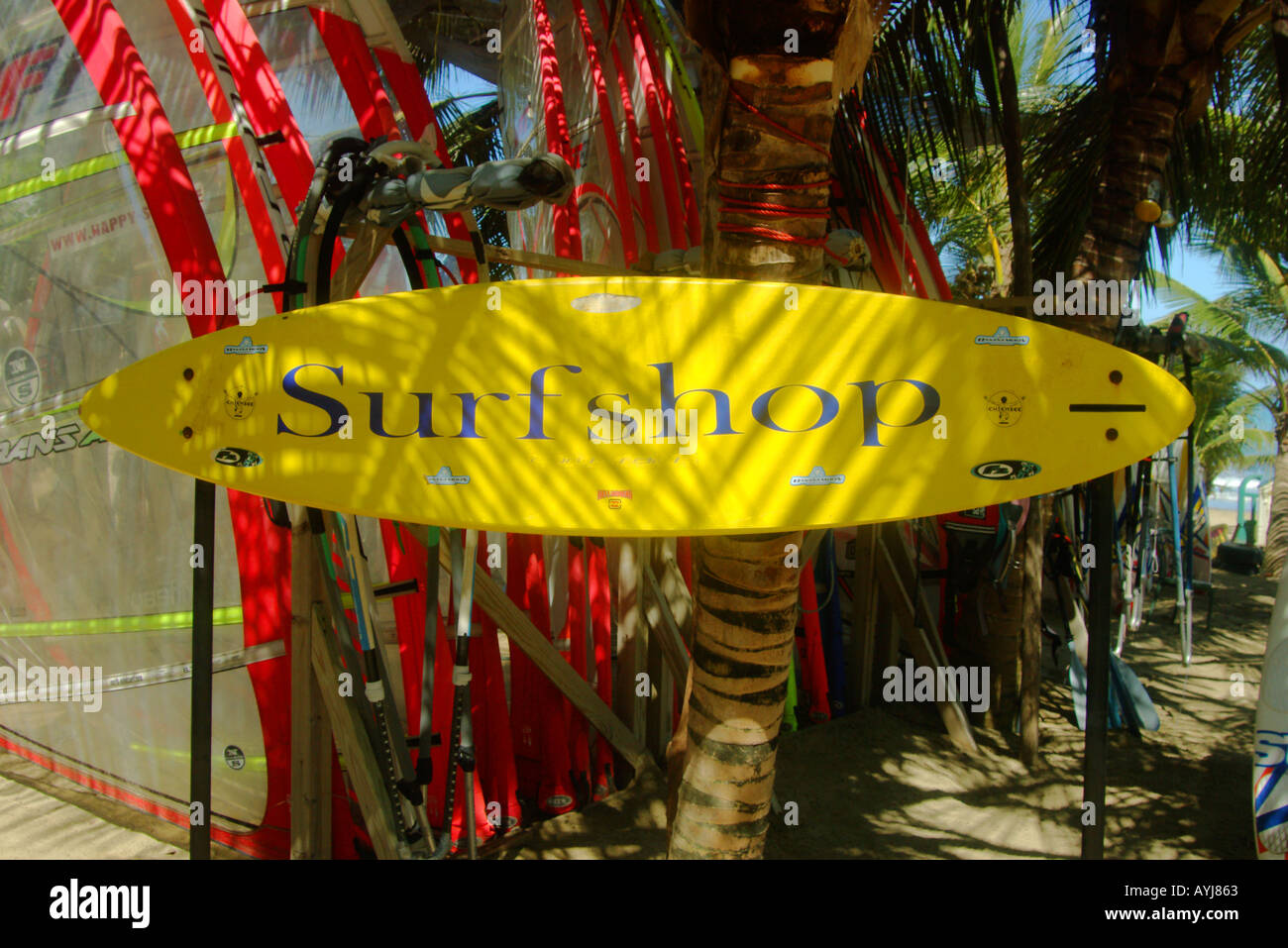Surf shop sign hi-res stock photography and images - Alamy