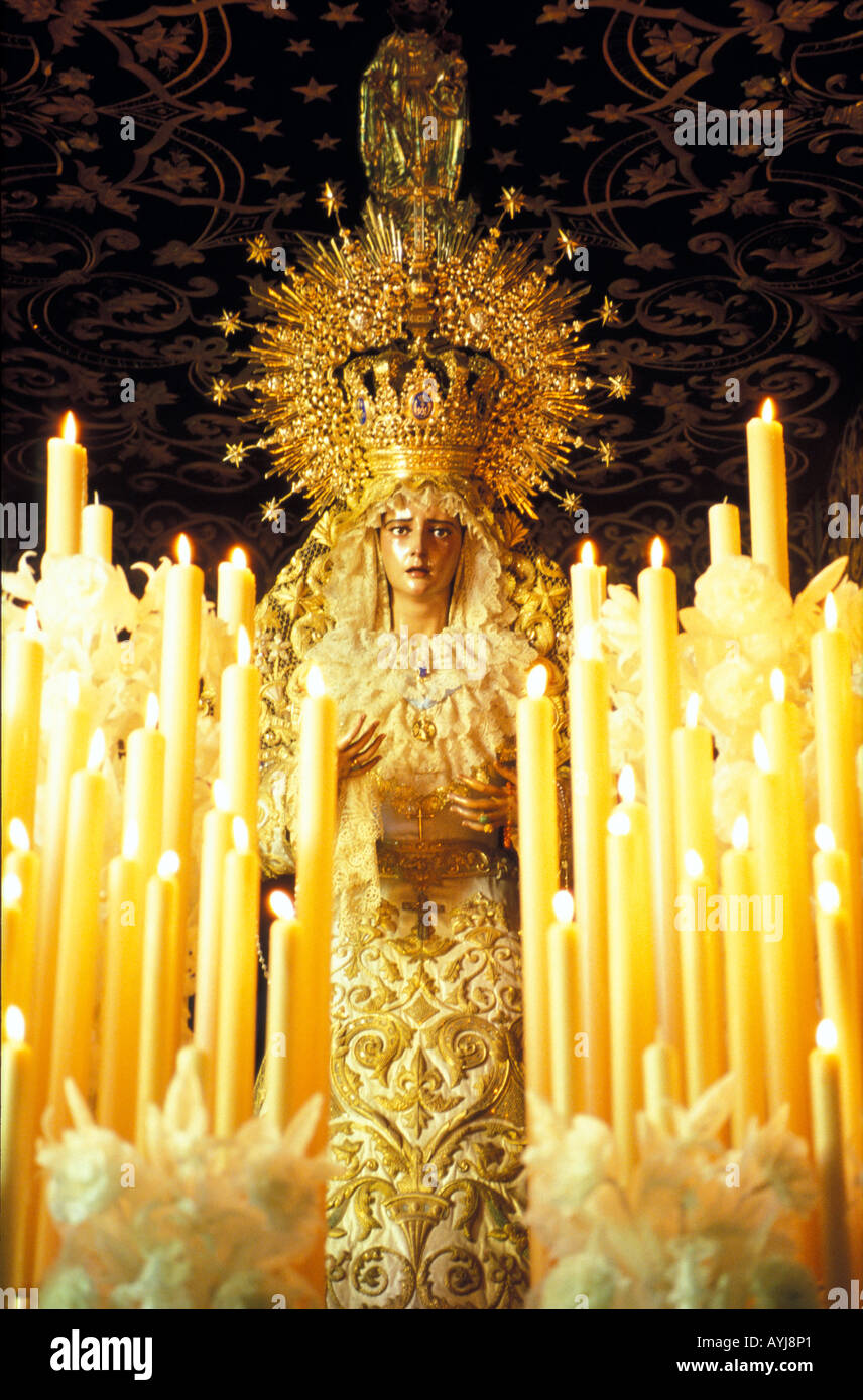 Jerez de la Frontera the statue of Maria Stock Photo - Alamy