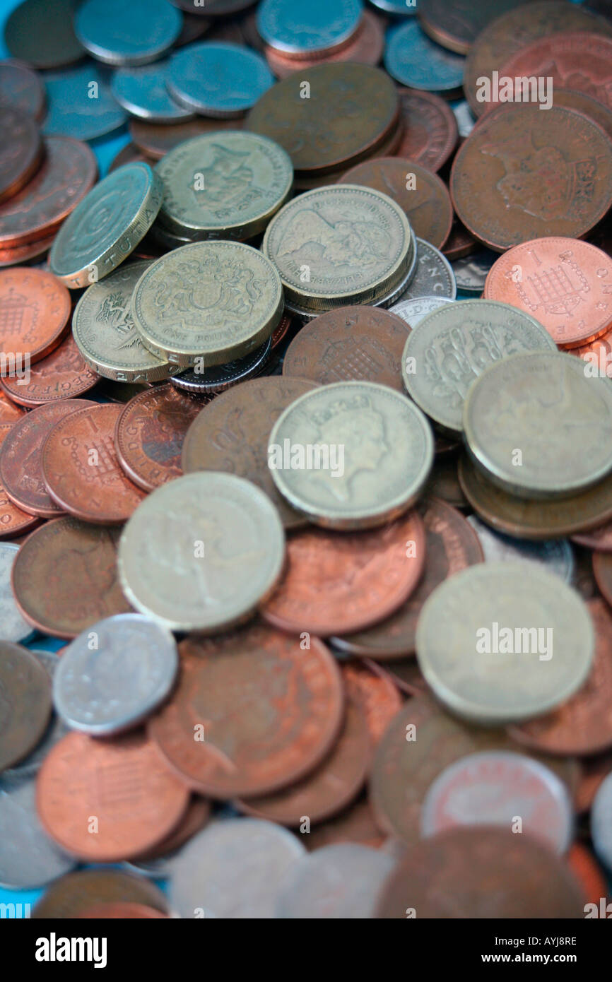 British money spread out hi-res stock photography and images - Alamy
