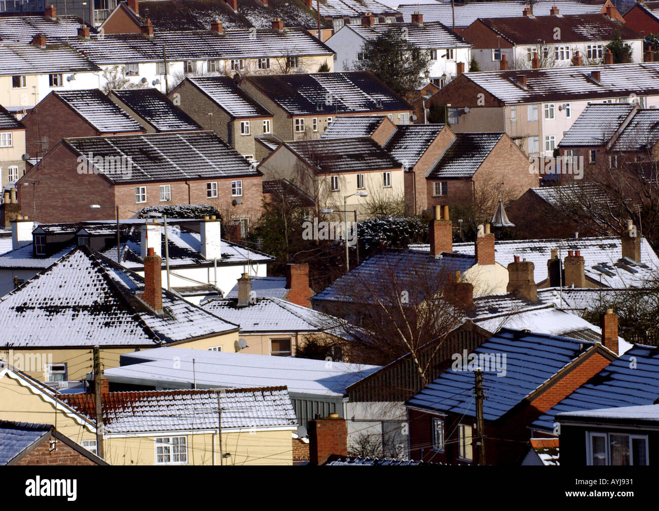 URBAN WINTER SCENE Stock Photo - Alamy