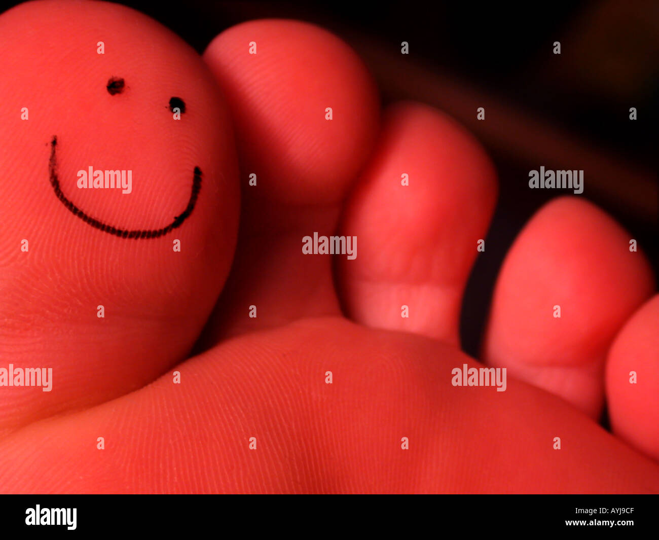 Feet concept smiley hi-res stock photography and images - Alamy