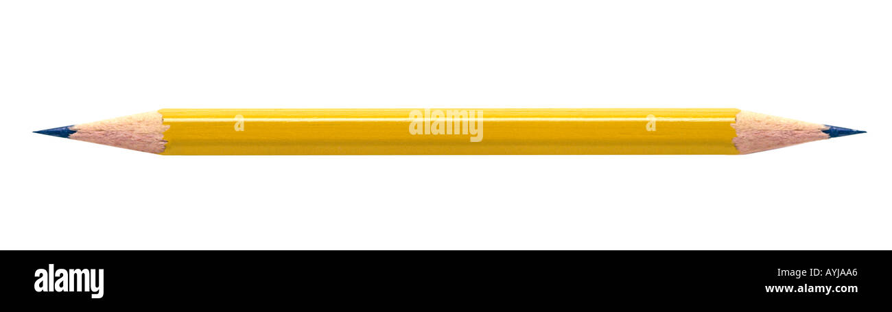 two headed pencil Stock Photo - Alamy