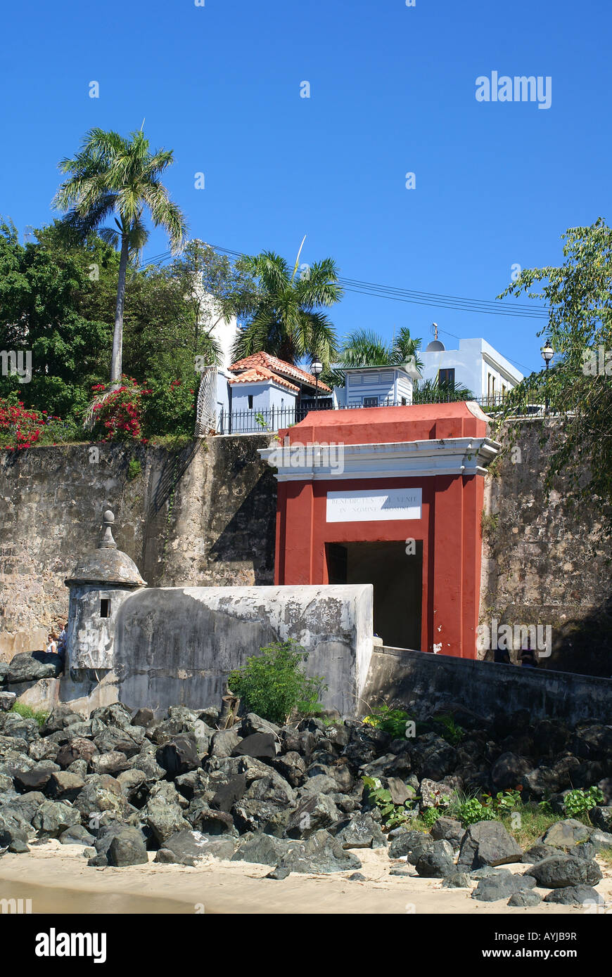 San Juan Gate, entrance to the Old San Juan, Puerto Rico Stock Photo ... San Juan Gate, entrance to the Old San Juan, Puerto Rico Stock Photo ...