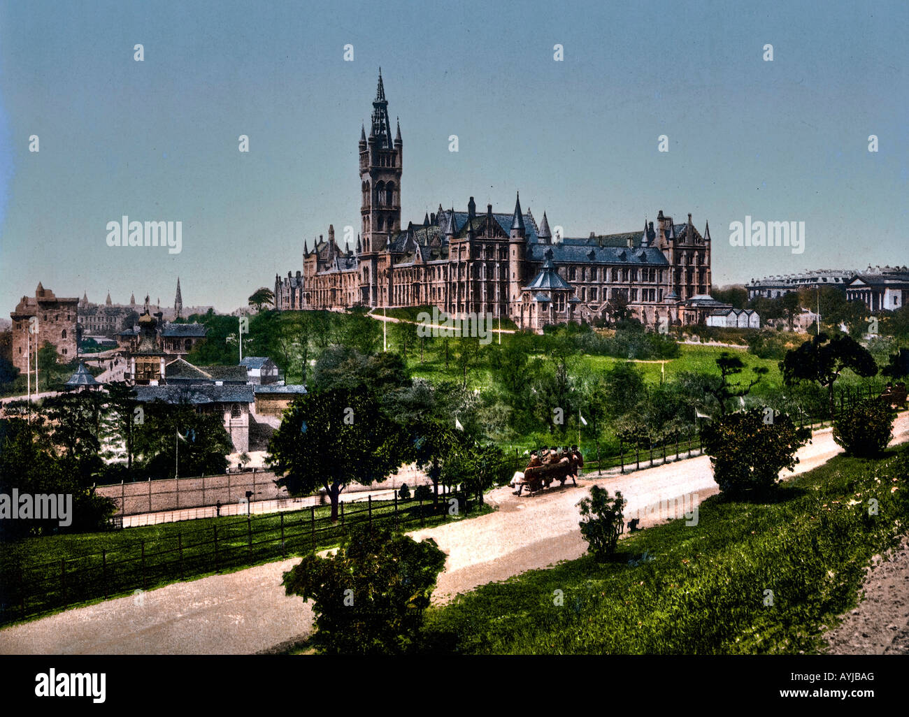 The University of Glasgow Scotland England Stock Photo - Alamy