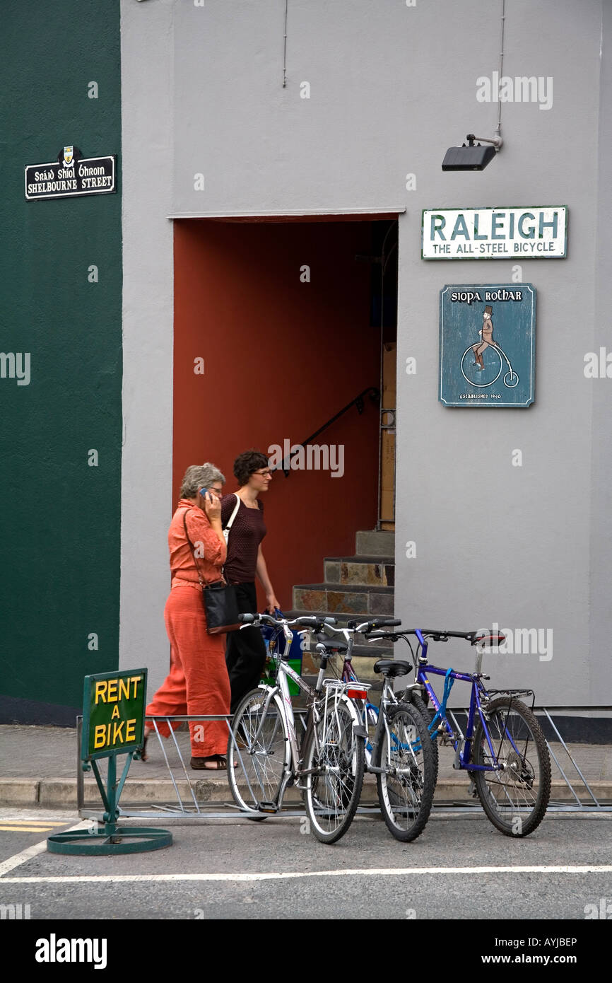 Bicycle Store Kenmare Town County Kerry Ireland Stock Photo - Alamy