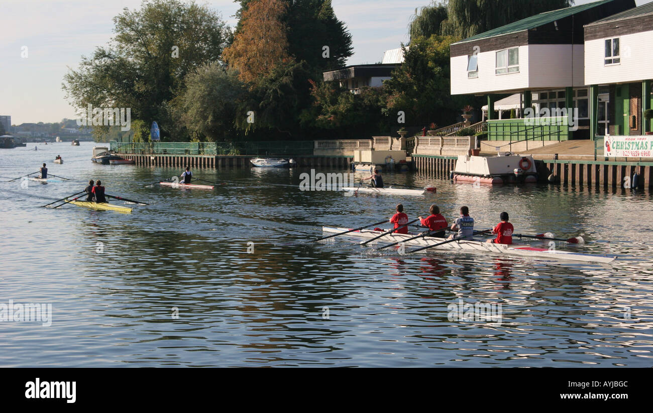 Rowing on the thames hi-res stock photography and images - Alamy