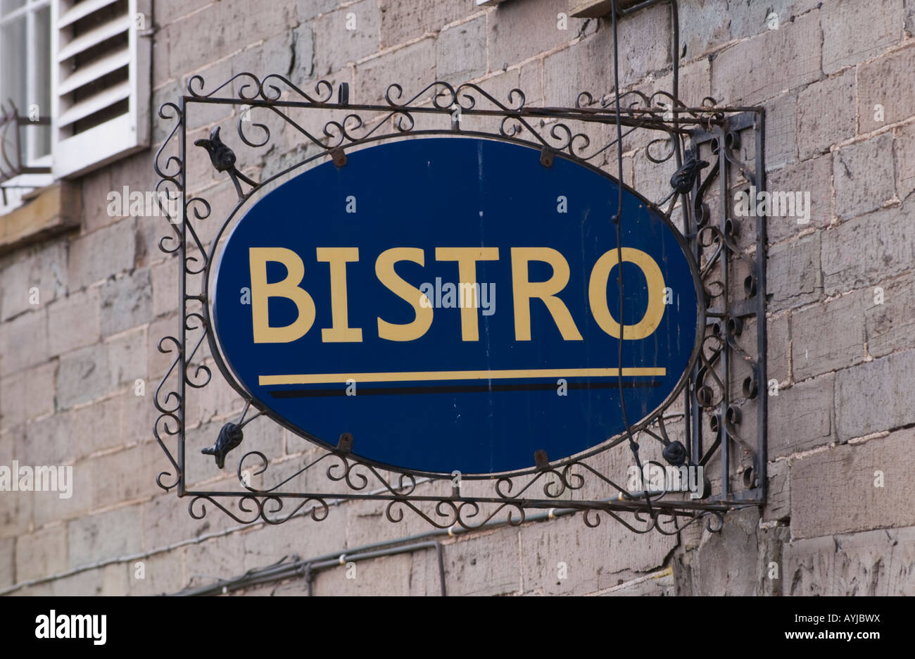 Bistro sign hi-res stock photography and images - Alamy