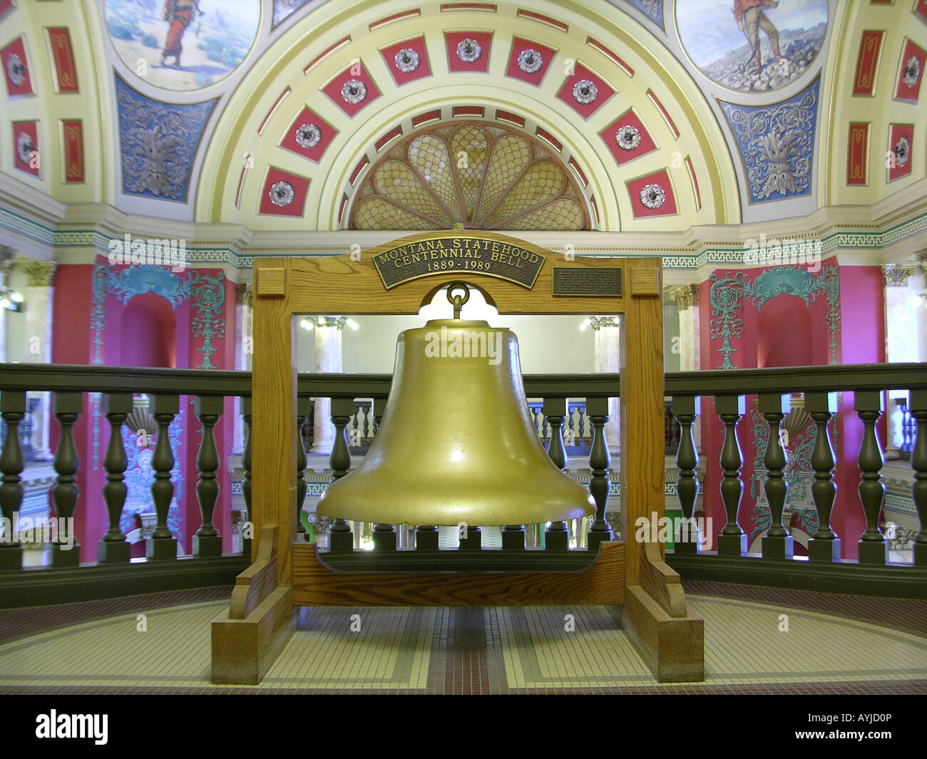Montana Statehood Centennial Bell Stock Photo - Alamy