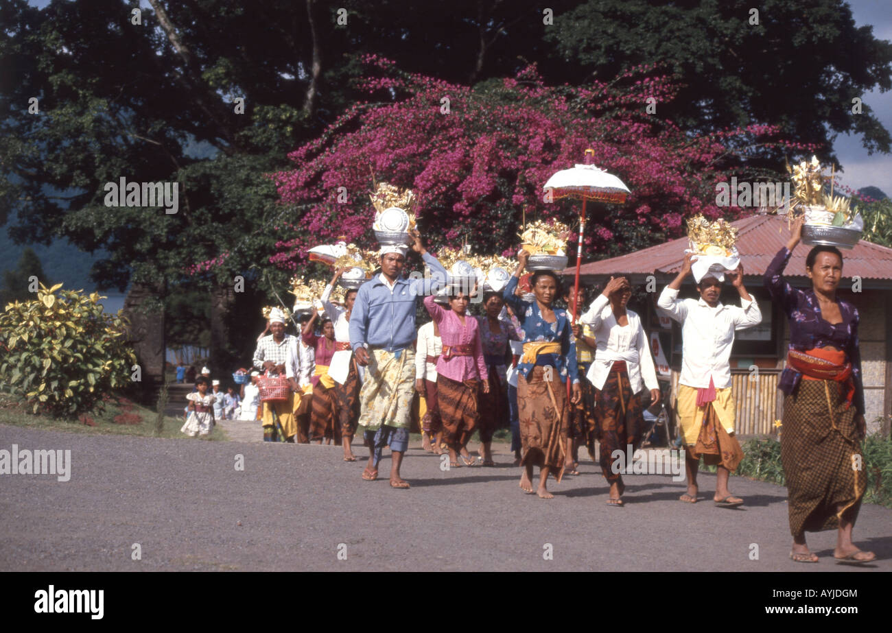 Colourful funeral procession, Bali, Indonesia Stock Photo - Alamy