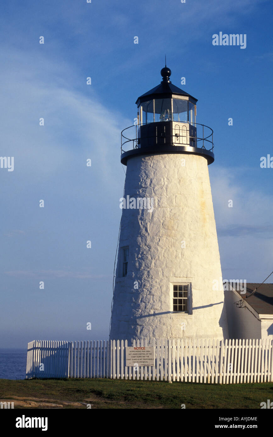 Pemaquid Point Lighthouse Stock Photo - Alamy