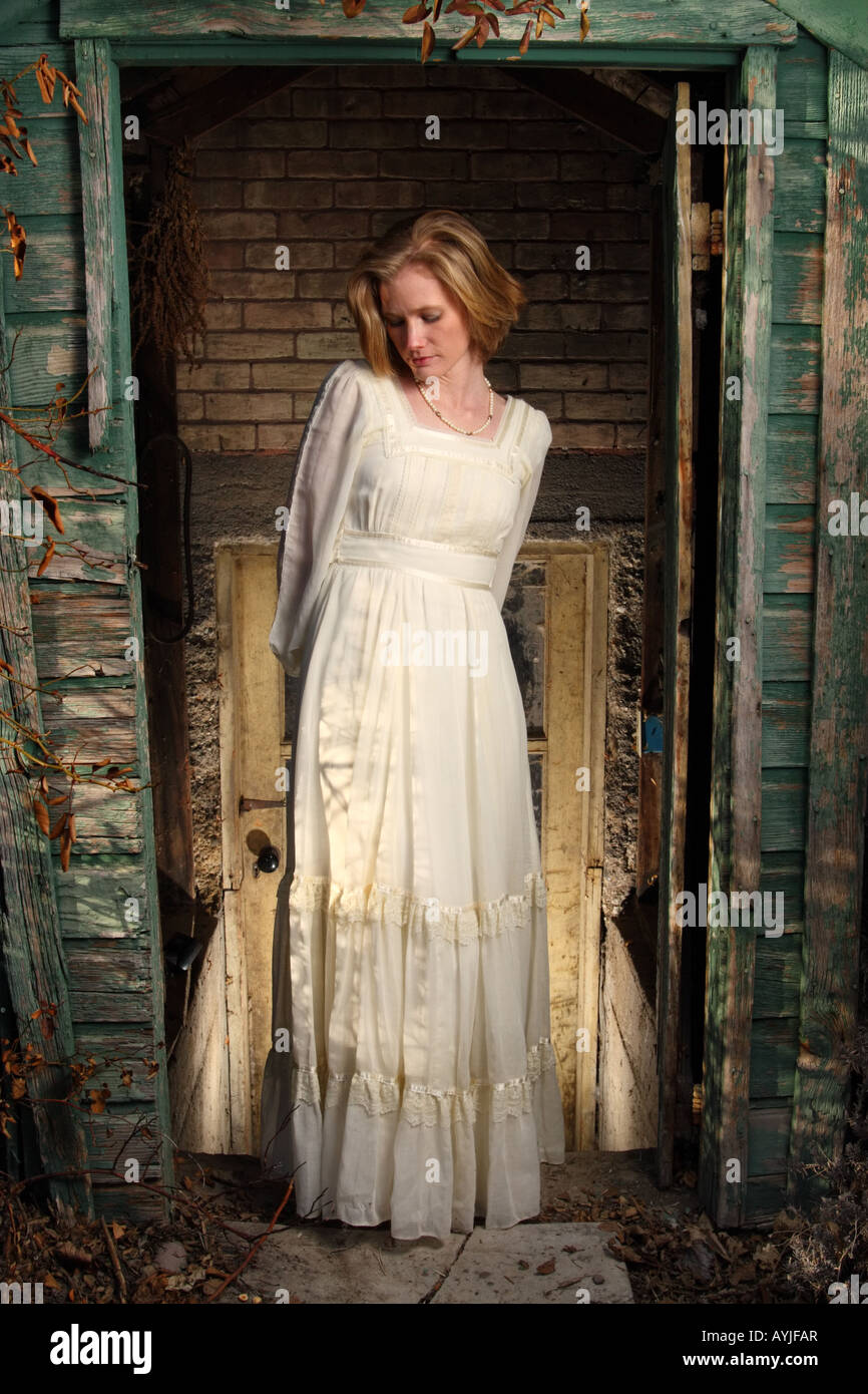 Demure Woman High Resolution Stock Photography and Images - Alamy