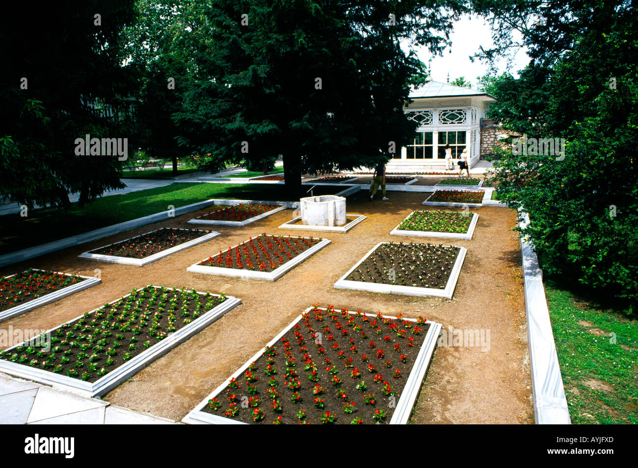 Istanbul Turkey Topkapi Palace Gardens Stock Photo - Alamy