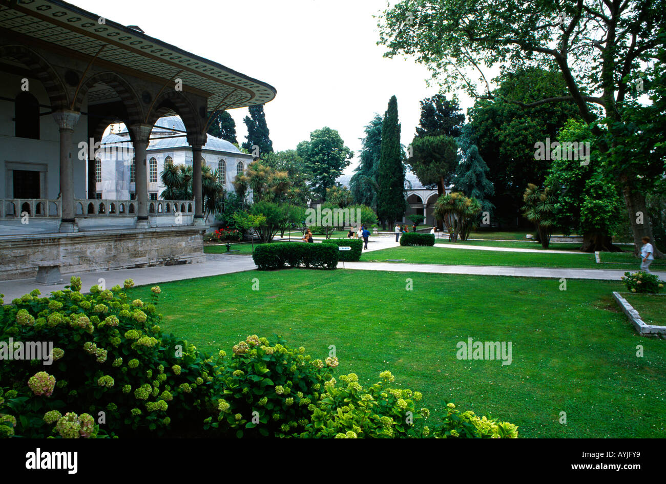 Istanbul Turkey Topkapi Palace Gardens Stock Photo - Alamy