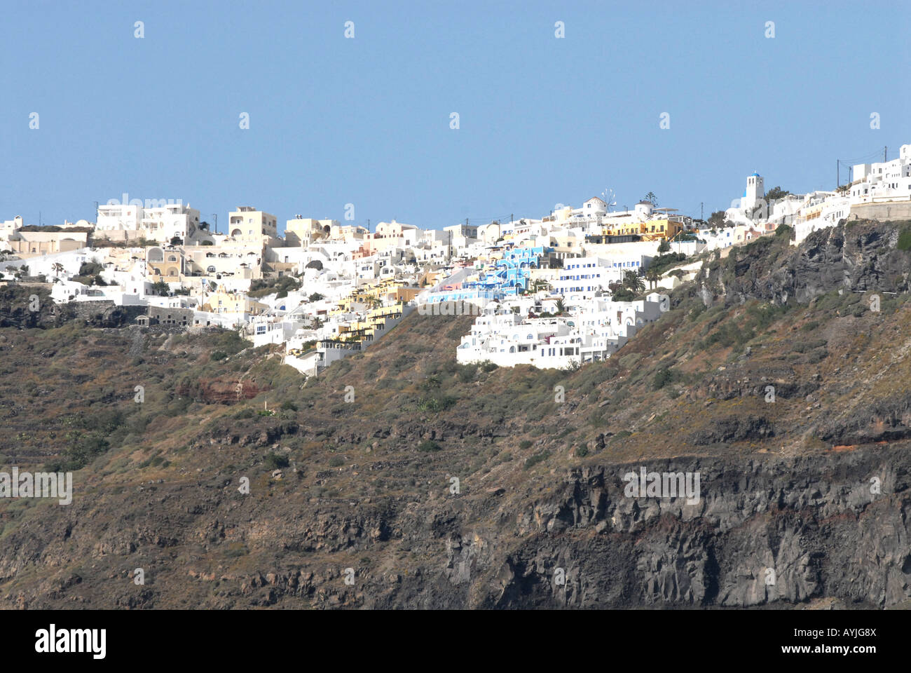 Santorini Greece Landscape Stock Photo - Alamy