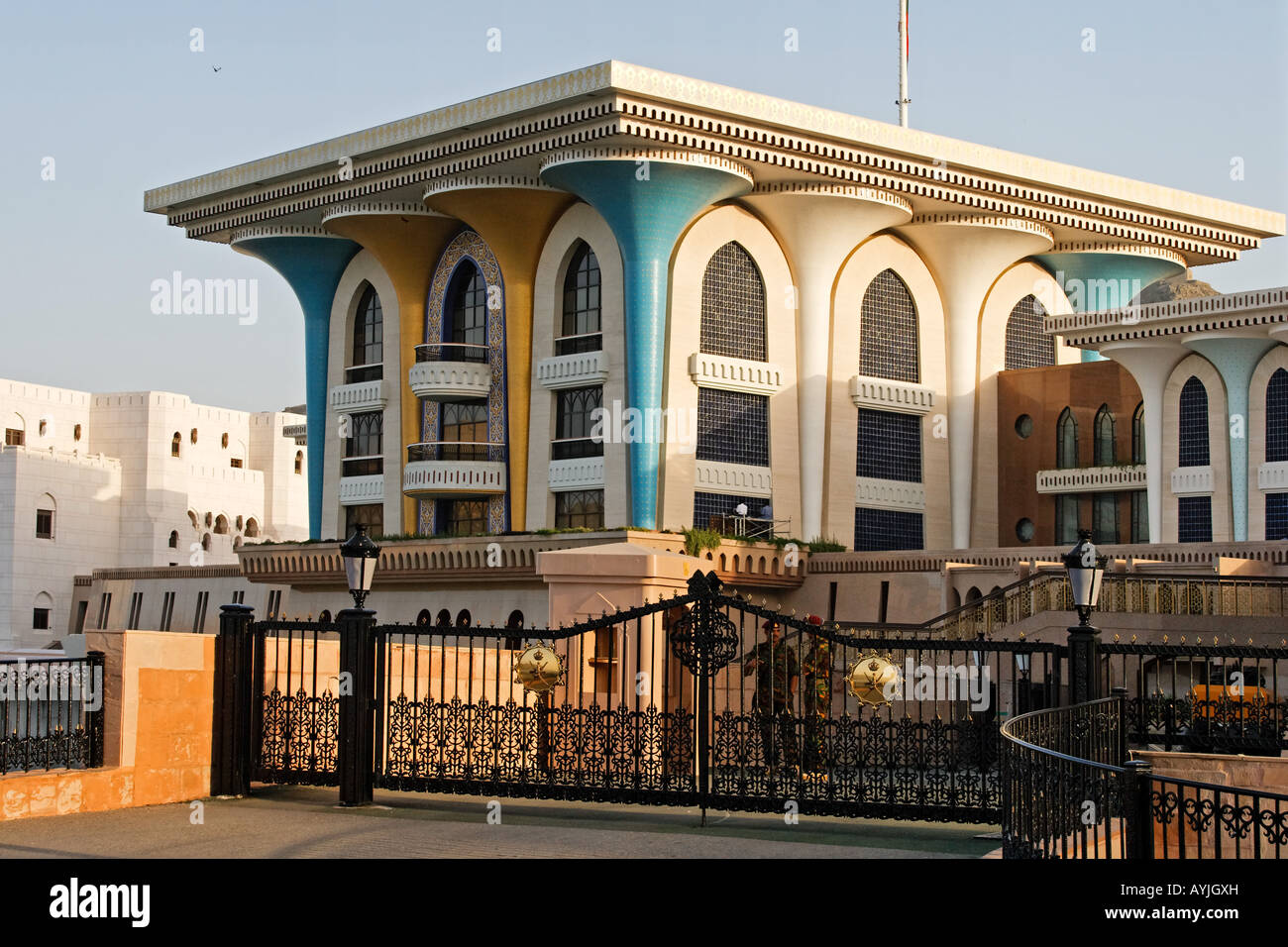 Oman Muscat Sultans Royal Palace Stock Photo - Alamy