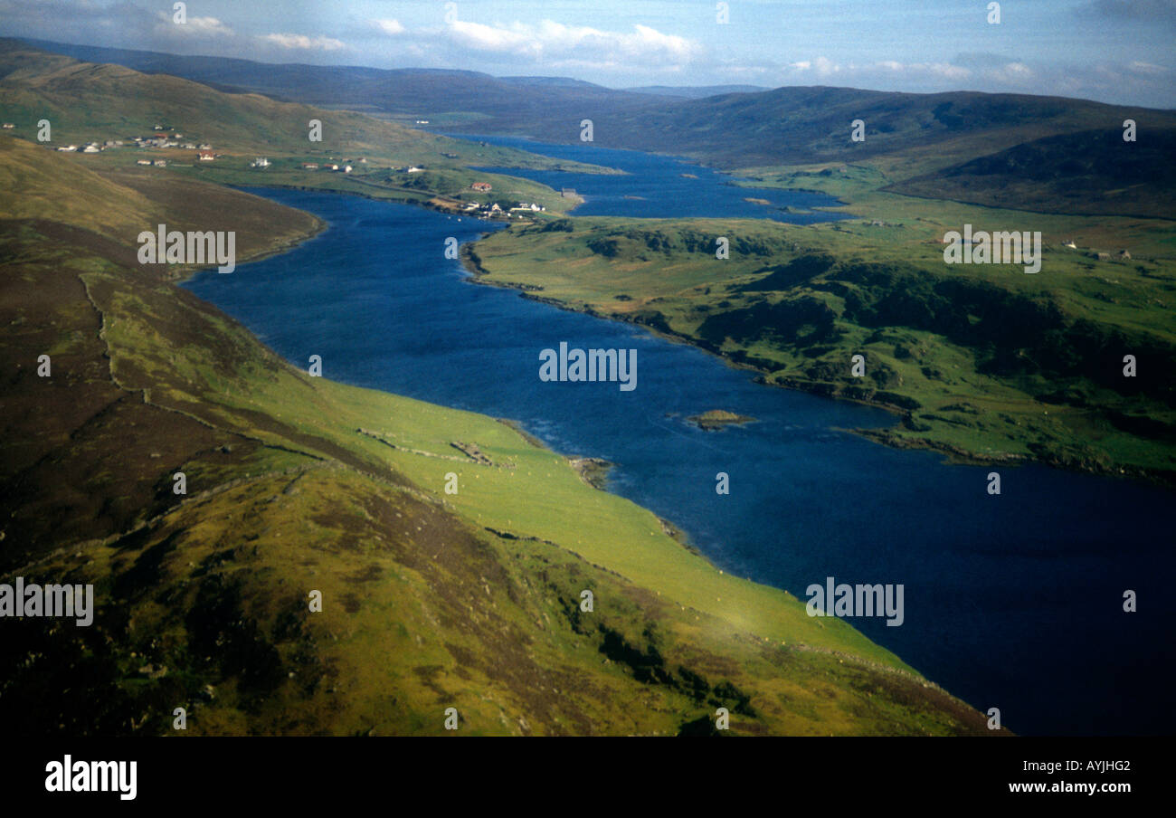 Shetland aerial view hi-res stock photography and images - Alamy
