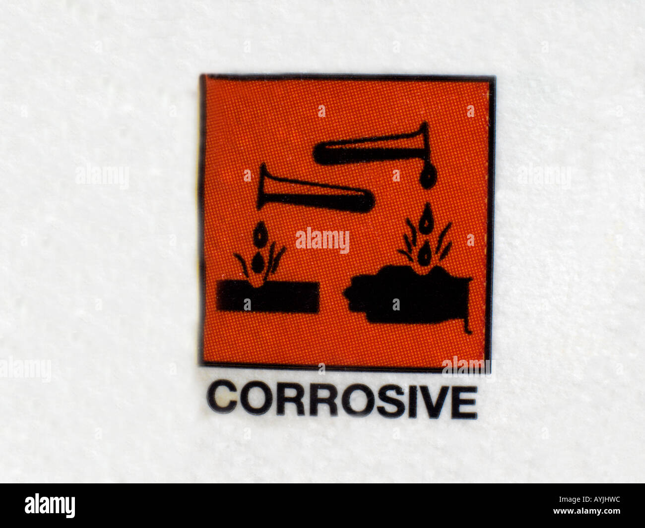 Corrosive symbol hi-res stock photography and images - Alamy
