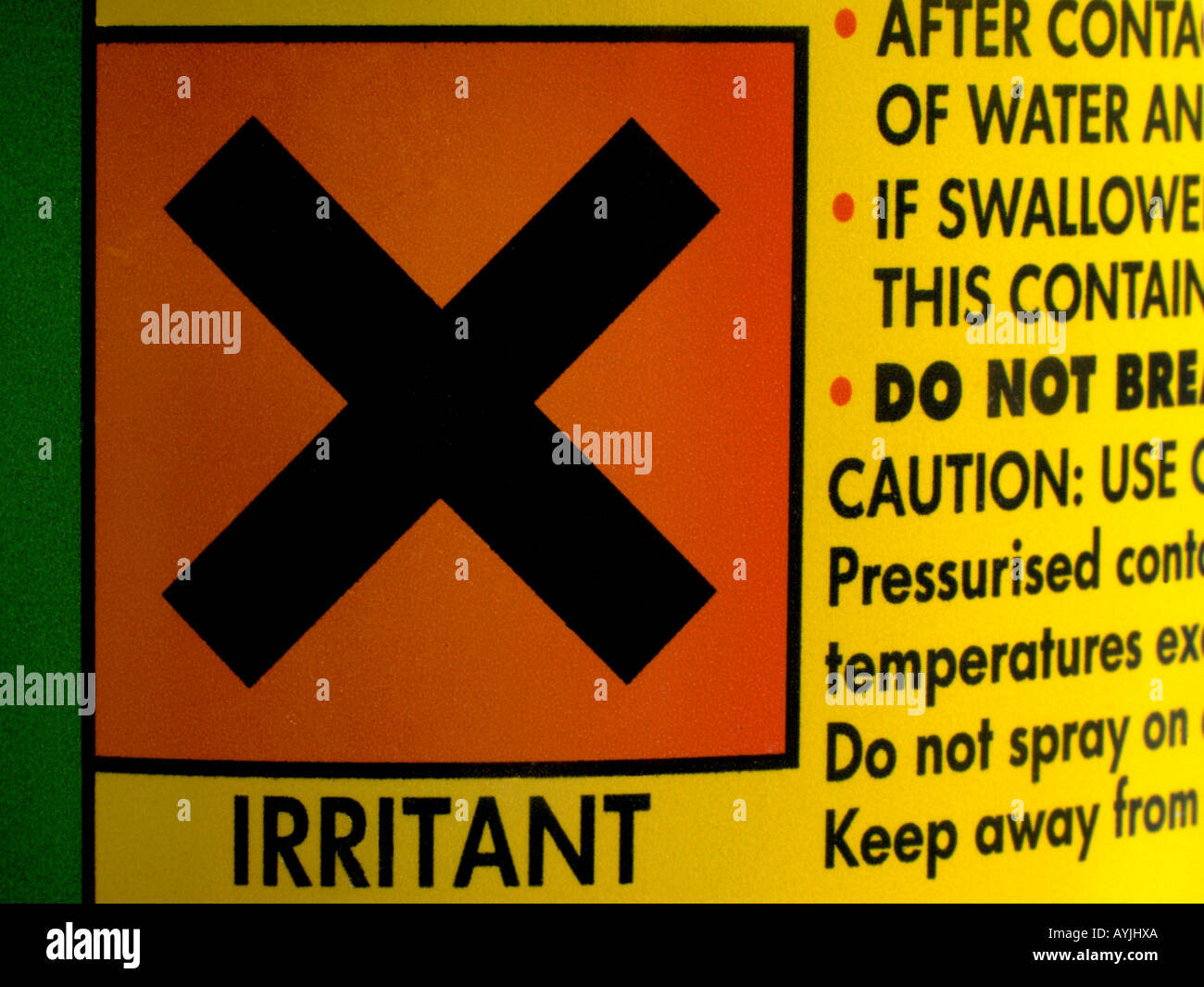 Irritant Symbol