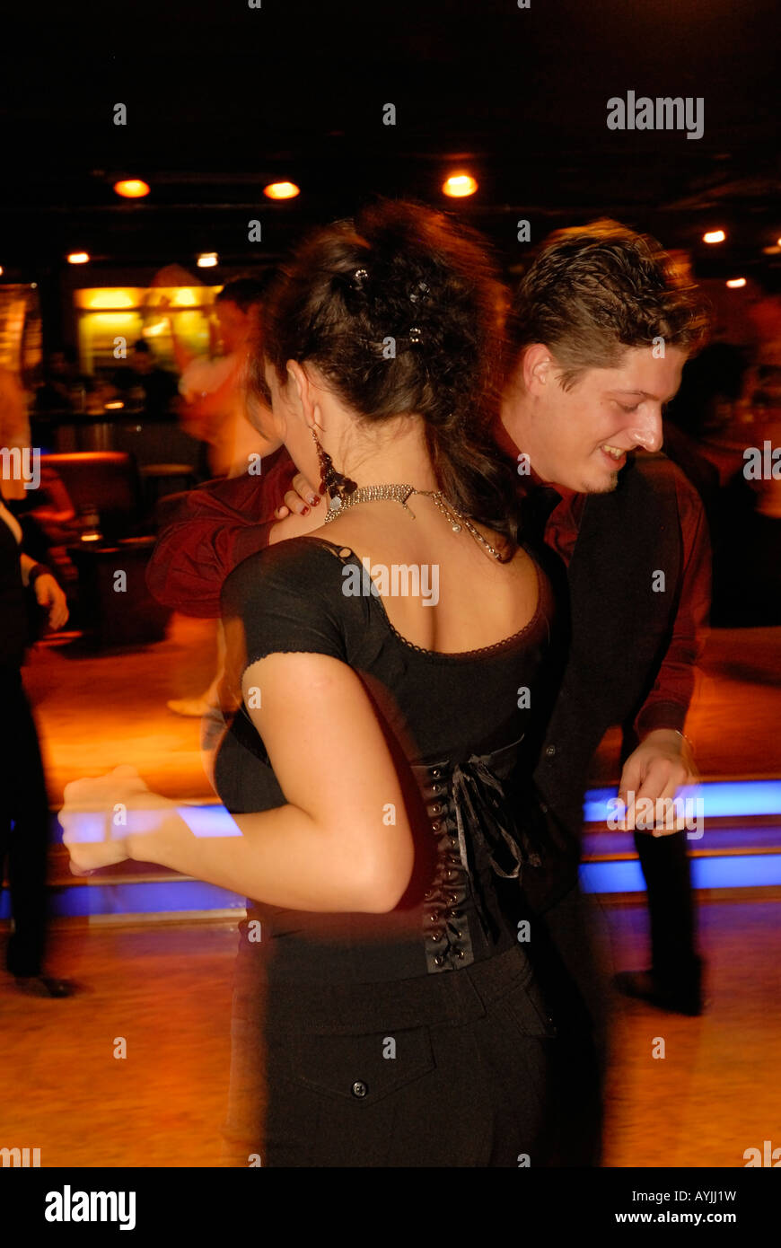 Salsa. Cuban Style. Dancing Stock Photo - Alamy