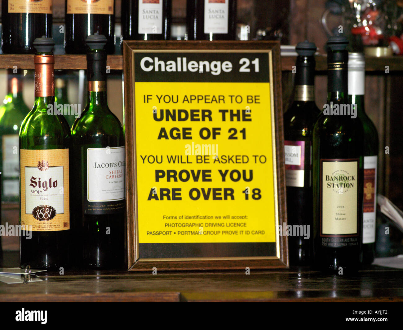 No Underage Drinking Sign